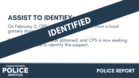 Assist to Identify: Theft Suspect | Charlottetown Police Services